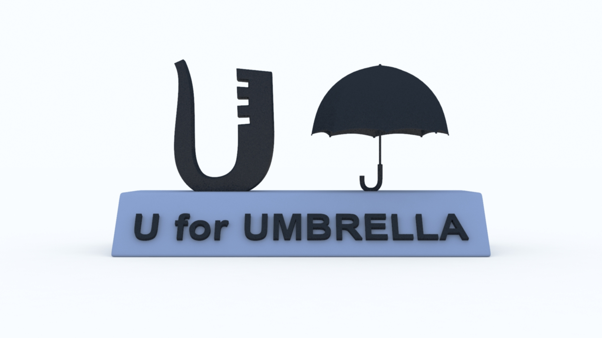 3D Model Umbrella Learning Printable - TurboSquid 1695419