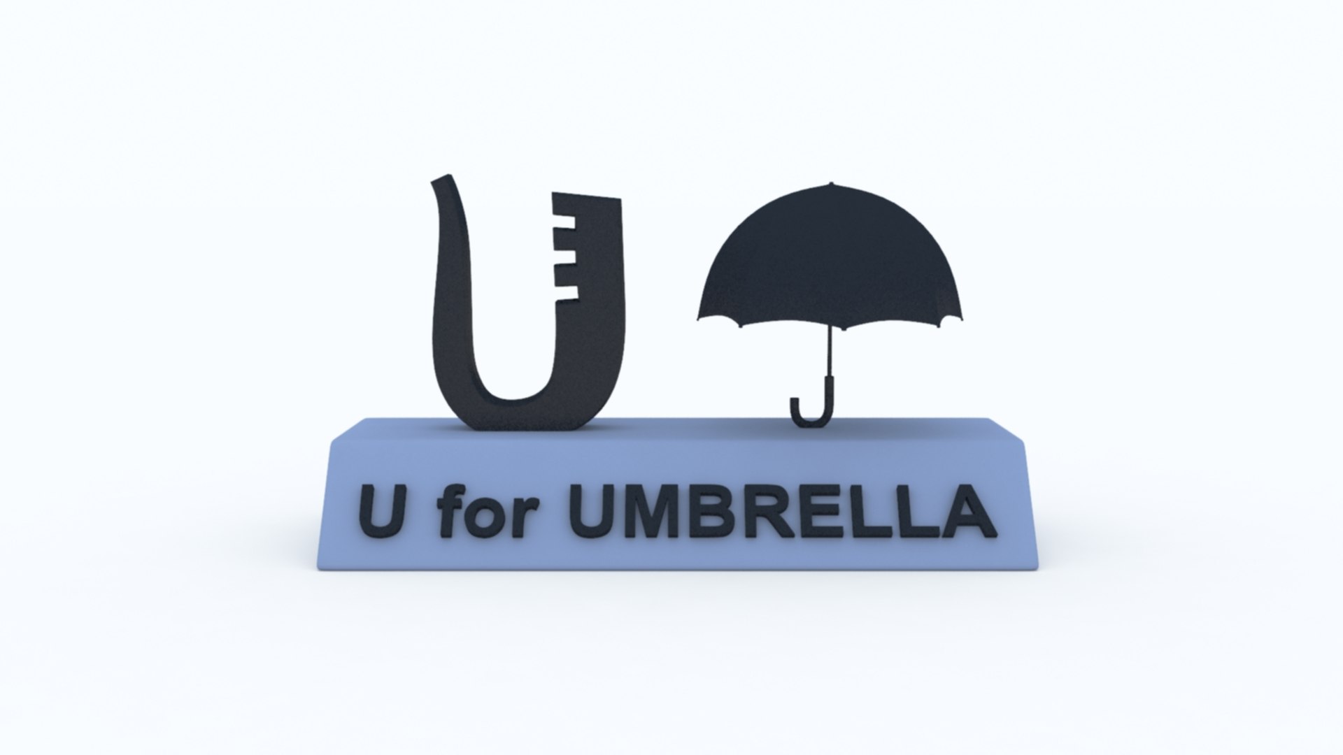 3D Model Umbrella Learning Printable - TurboSquid 1695419