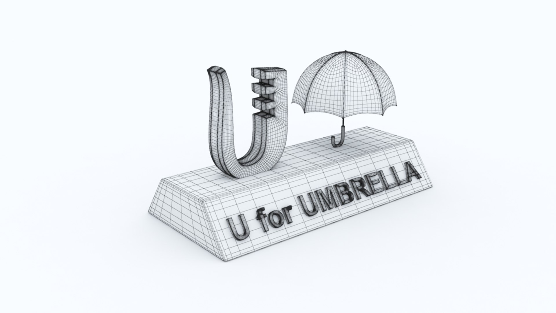 3D Model Umbrella Learning Printable - TurboSquid 1695419