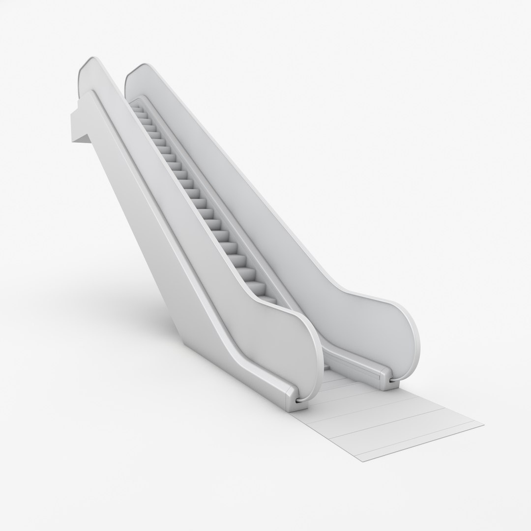 Escalator Animation 3d Model