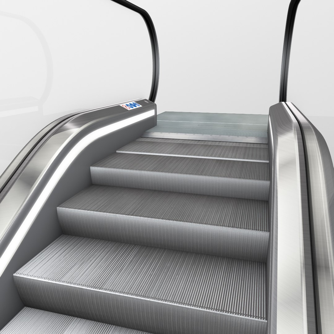 Escalator Animation 3d Model