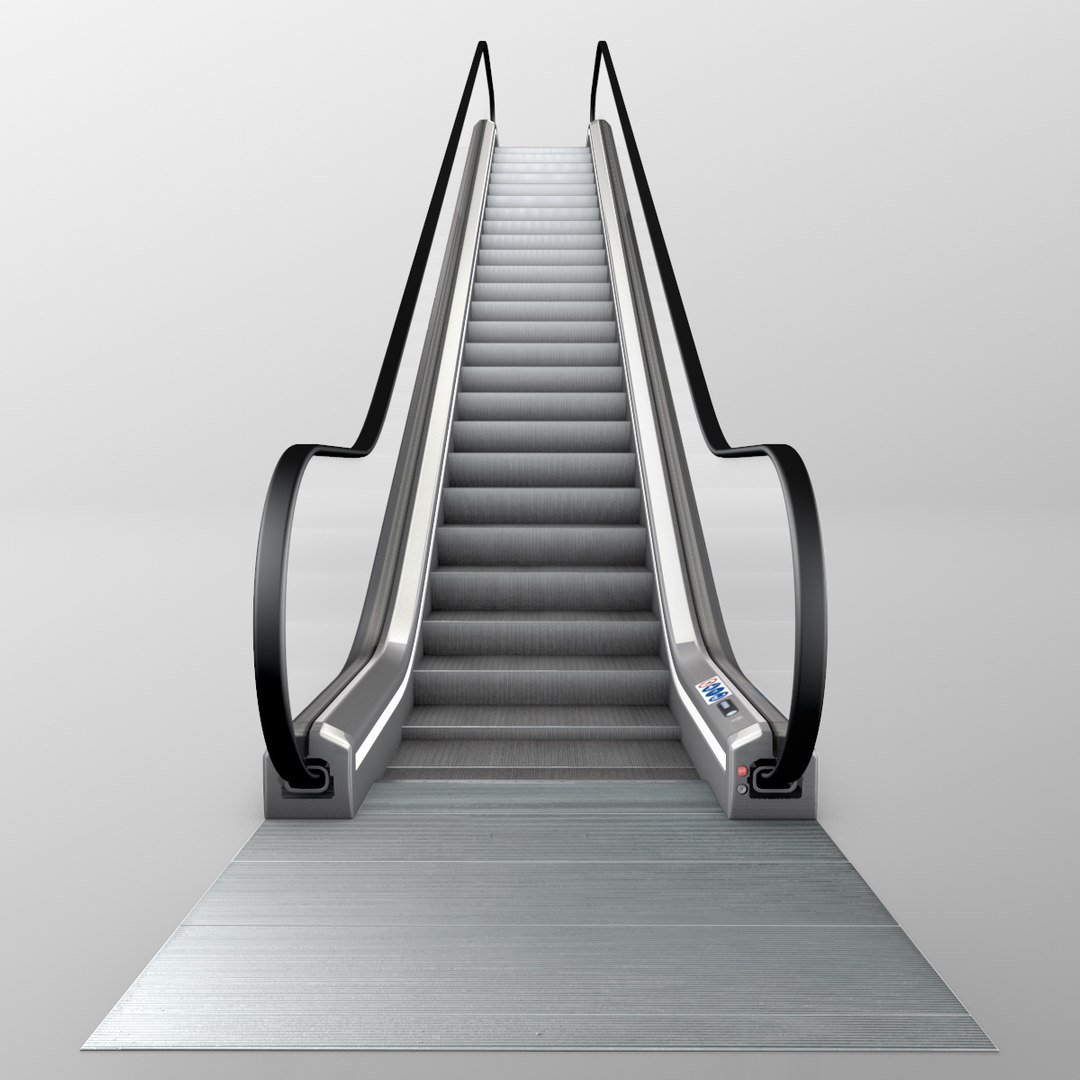 Escalator Animation 3d Model