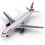 Airbus A320 British Airways 3d Model
