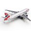 Airbus A320 British Airways 3d Model