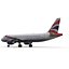 Airbus A320 British Airways 3d Model
