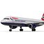 Airbus A320 British Airways 3d Model