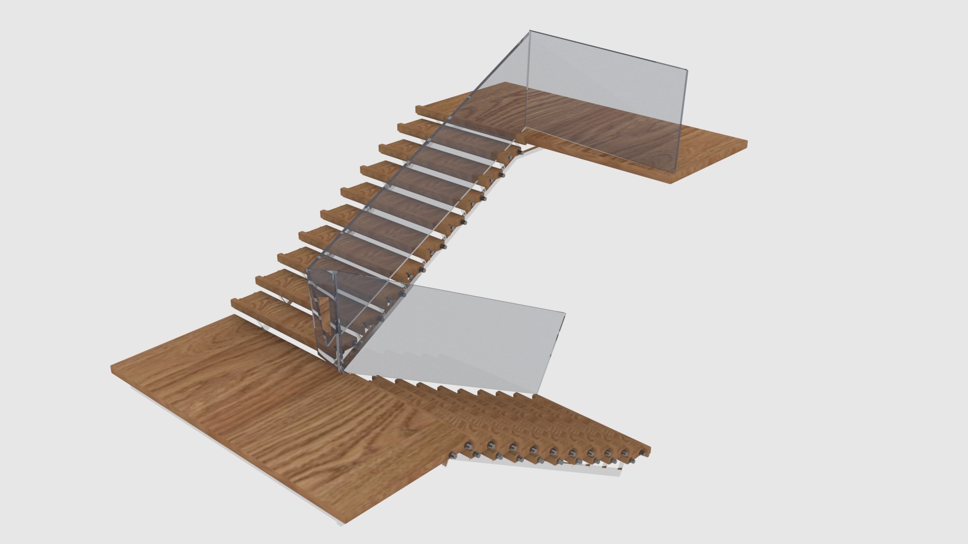 Stairs Model 3D Model - TurboSquid 1947738