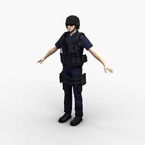 Police Officer 3D Models for Download | TurboSquid