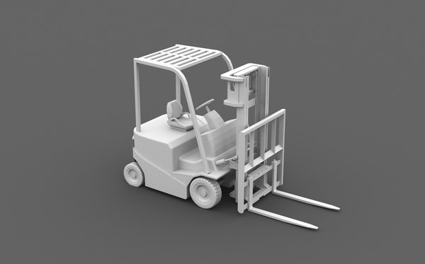 Fork-lift fork lift forklift truck 3D model - TurboSquid 1272105