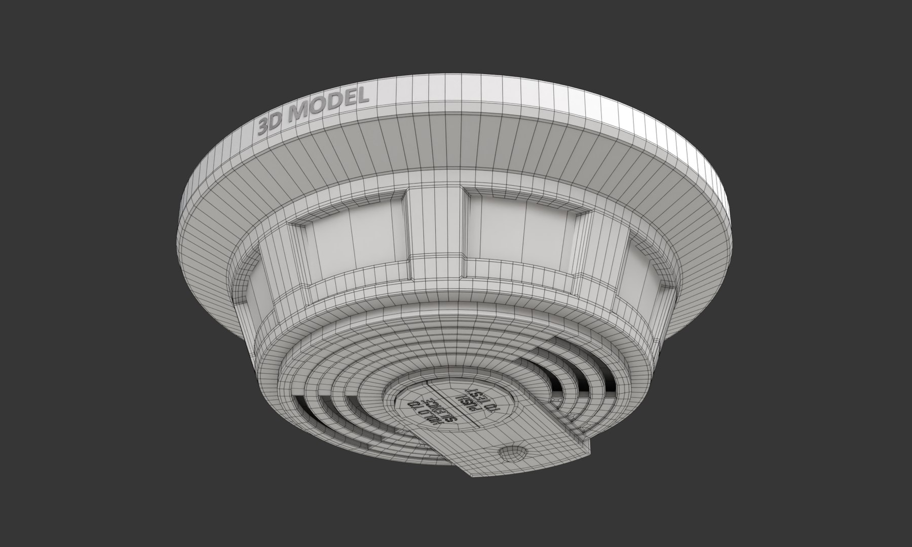 Smoke Detector 3D Model - TurboSquid 2258985