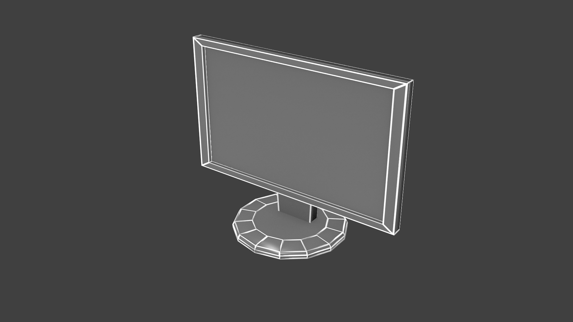 3D LCD Monitor - TurboSquid 1808080