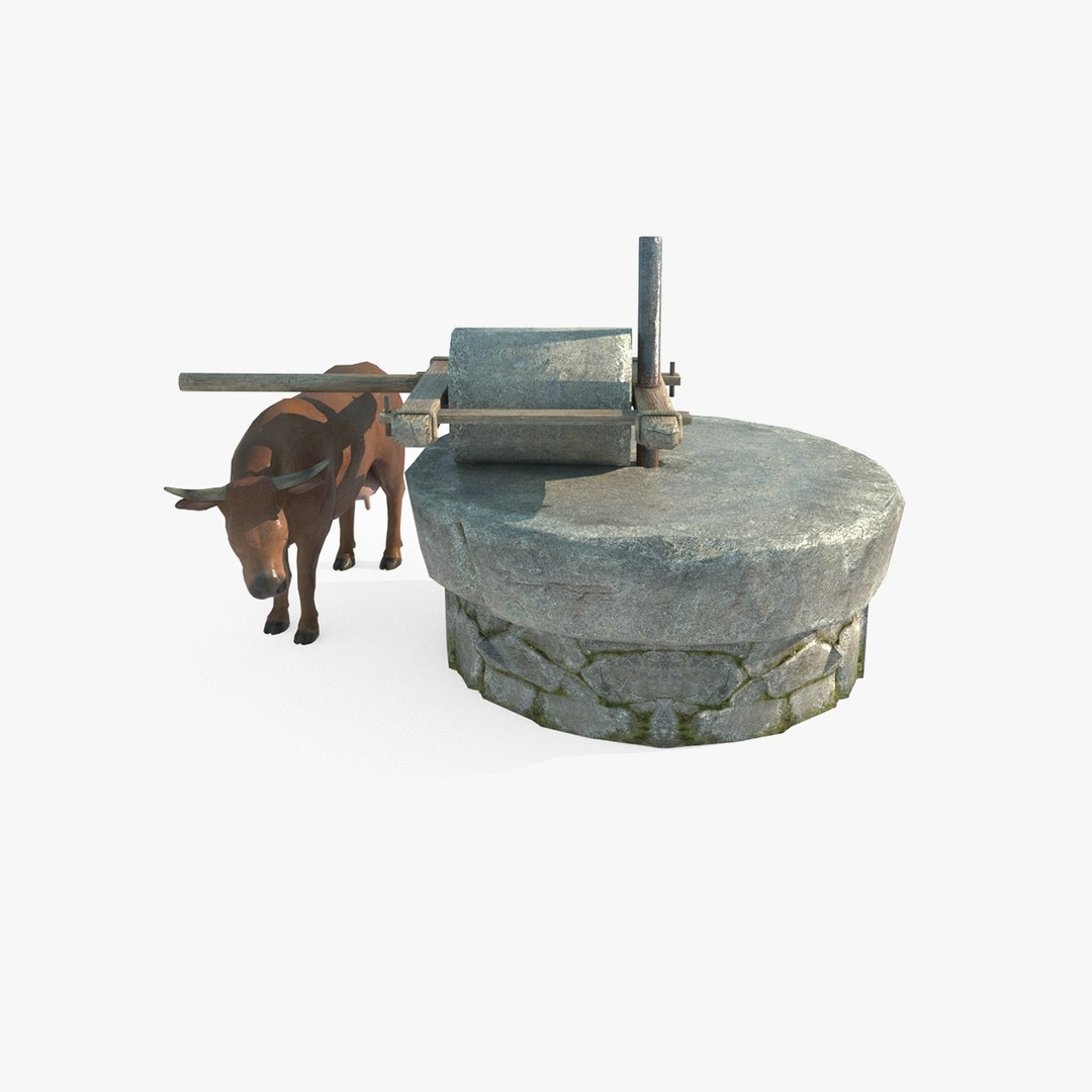 3D Ancient Asian Rural Stone Mills - TurboSquid 2105960