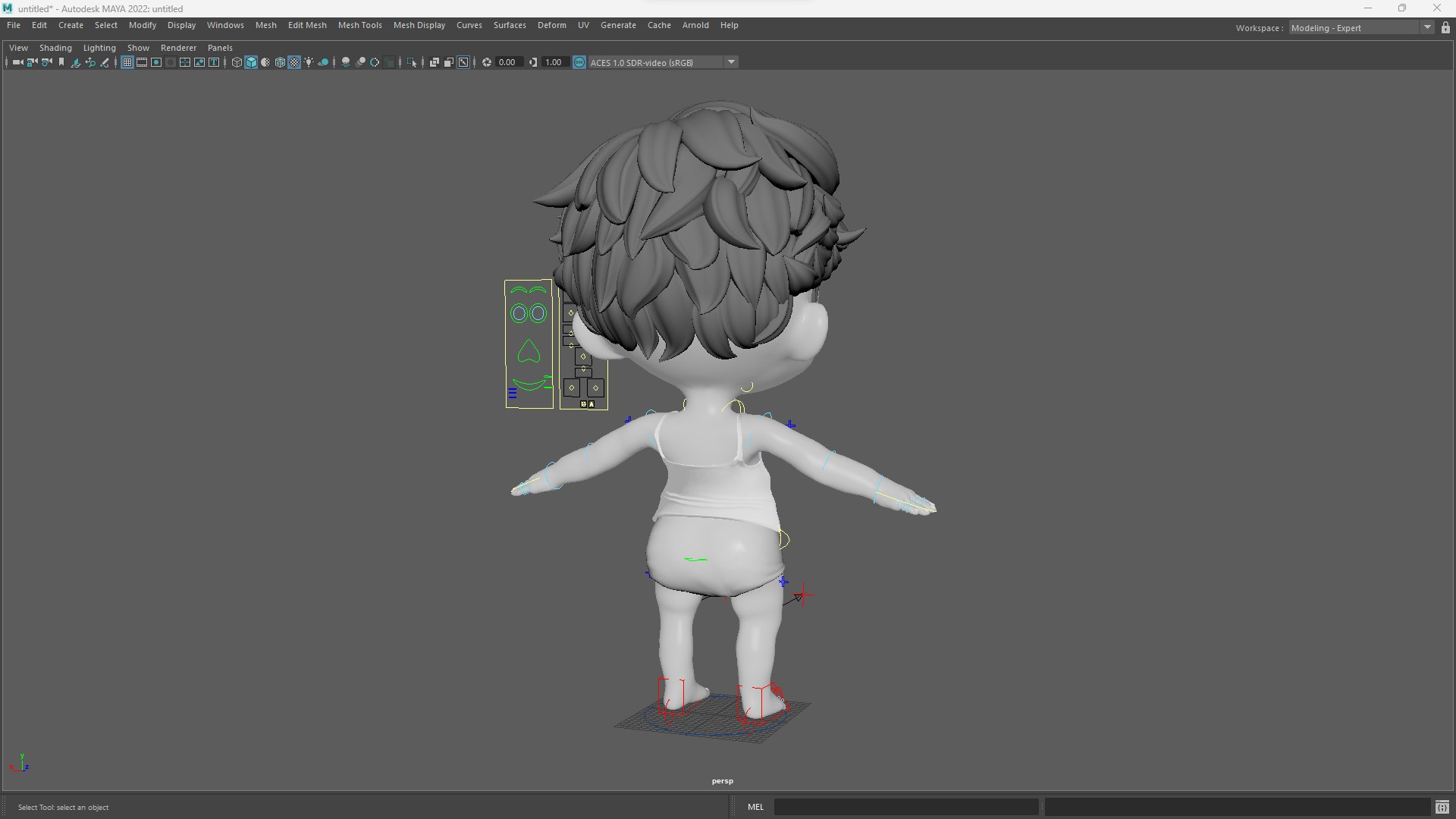 Free Free Toon Child Stylized Cartoon Kid Rigged Baby Character Model ...