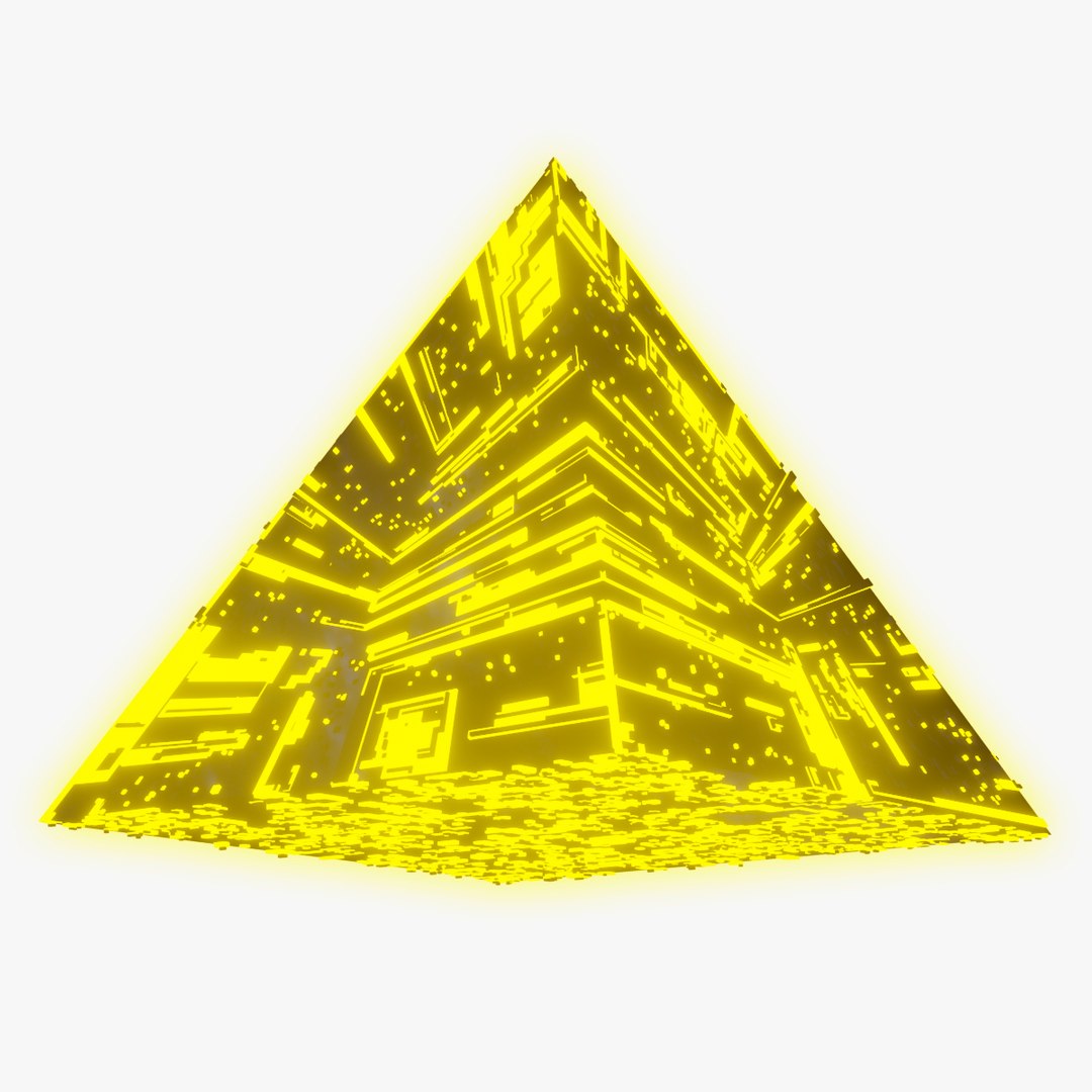 3D Model City Of The Gods - Spaceship Pyramid 3D Models Low Poly ...