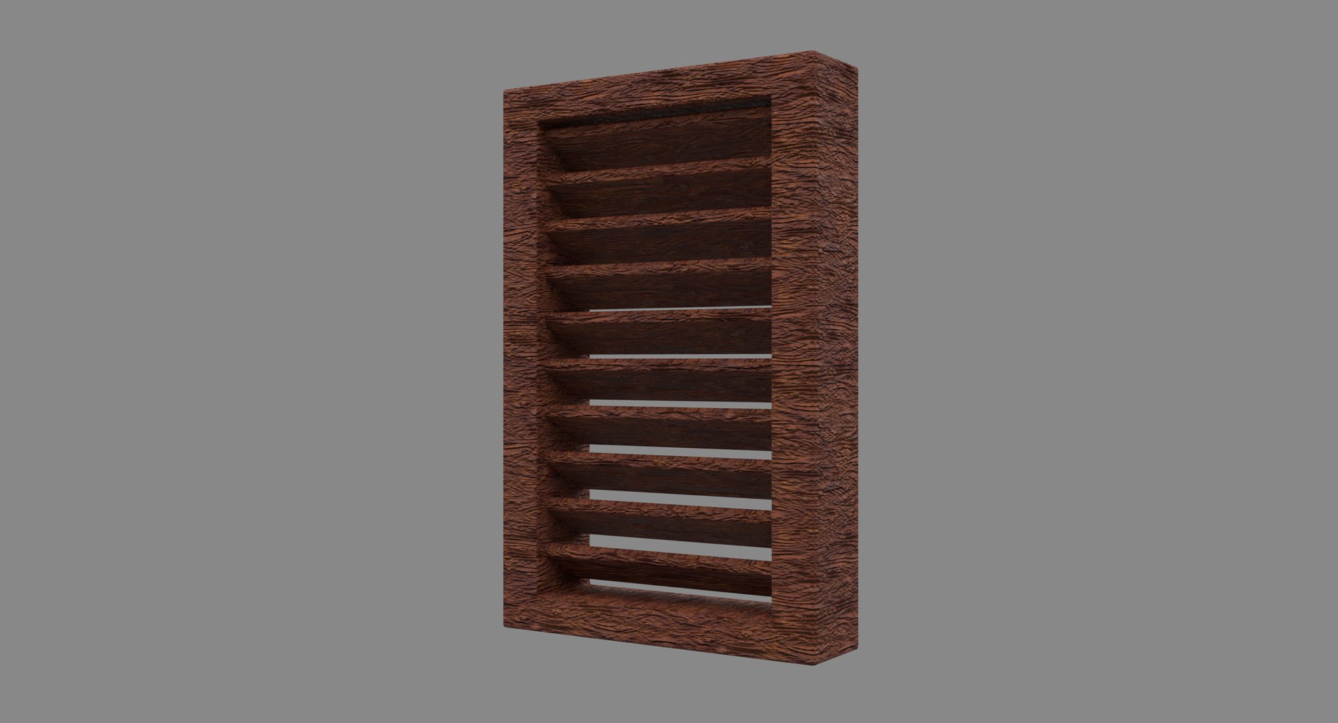Wooden shutter model - TurboSquid 1262436