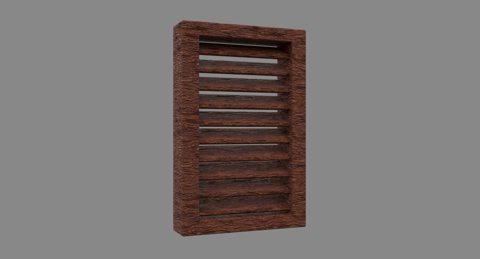 Wooden shutter model - TurboSquid 1262436