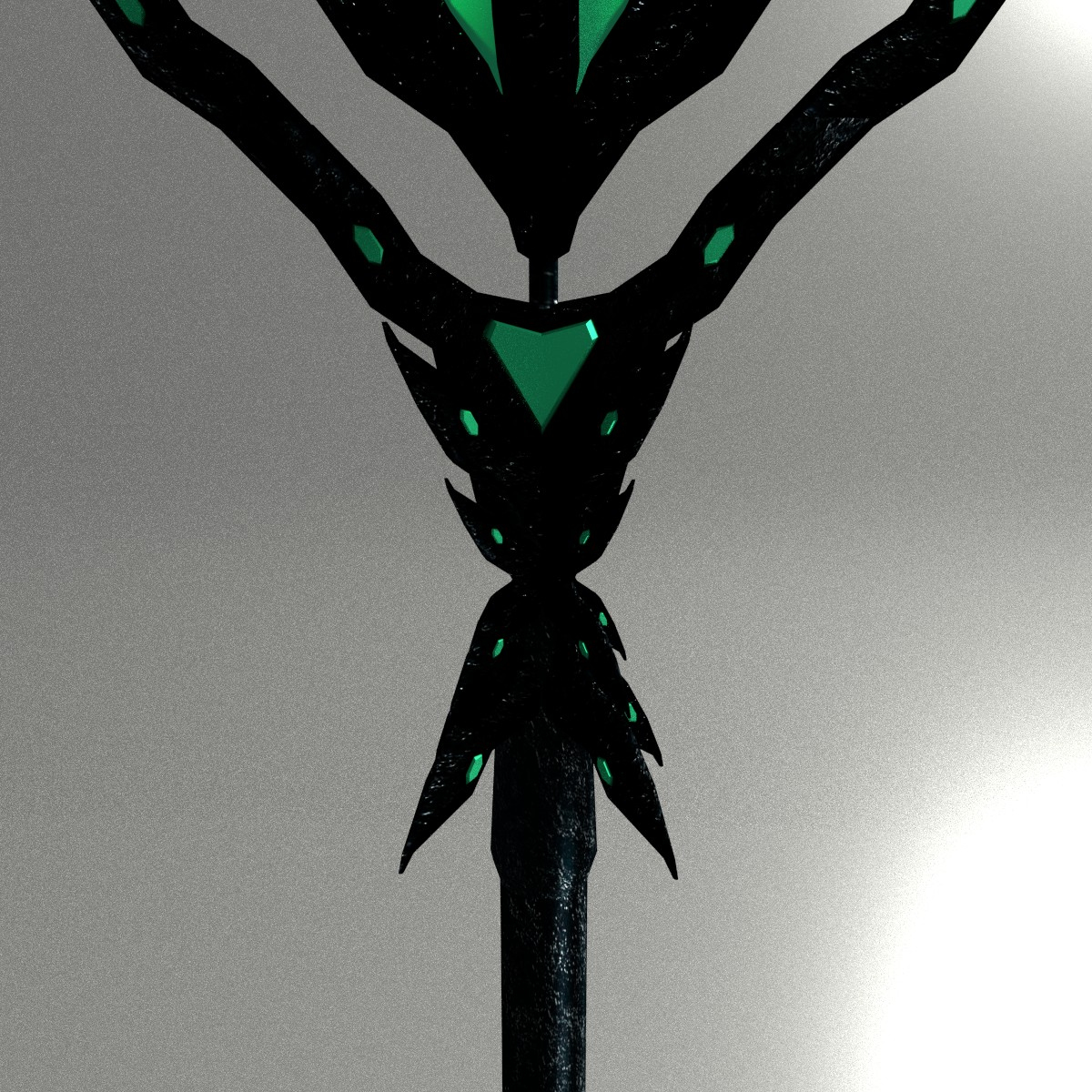 3d model magic staff
