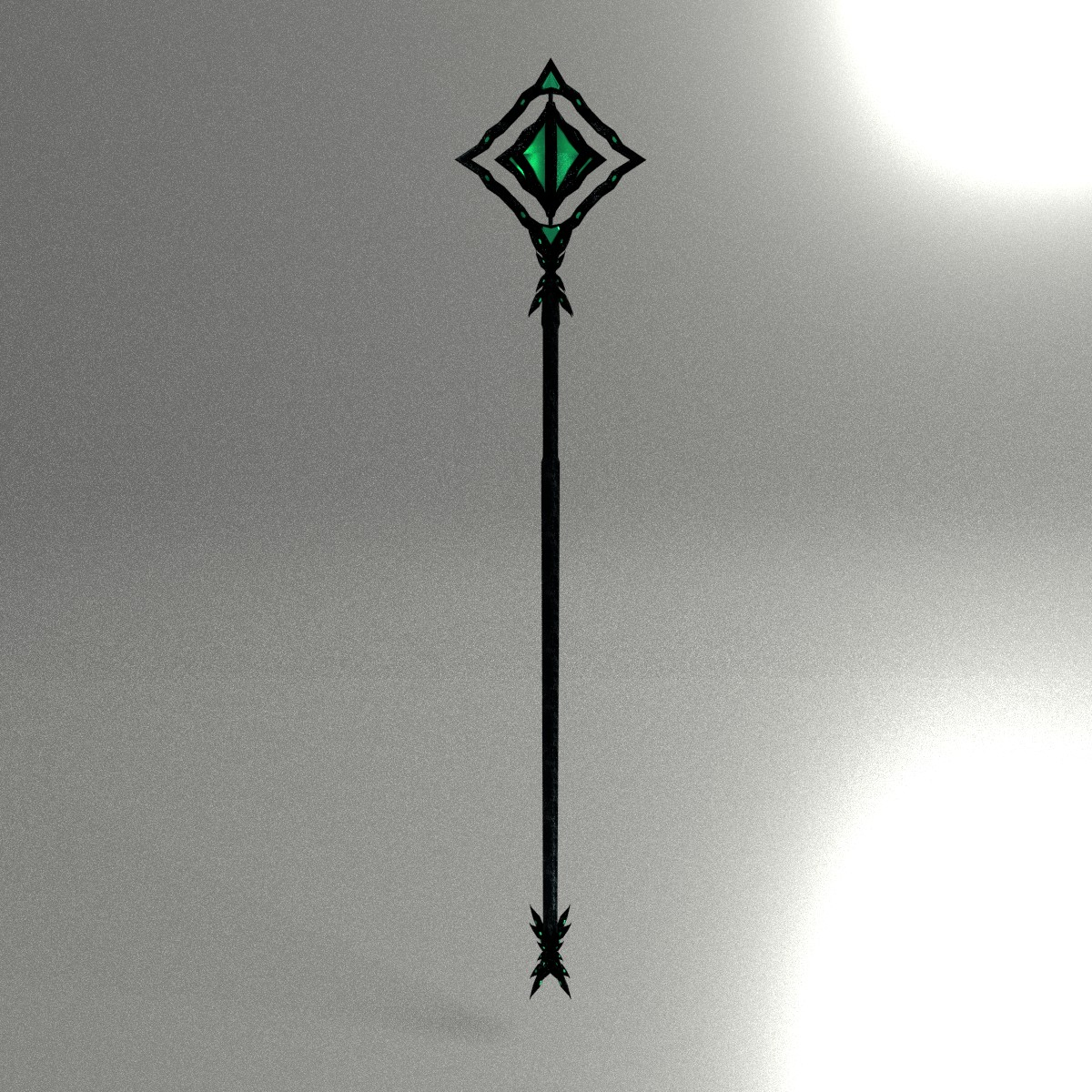 3d model magic staff