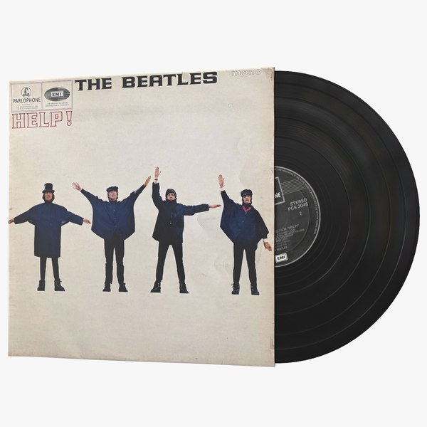 3D Vinyl Record The Beatles model - TurboSquid 1978388
