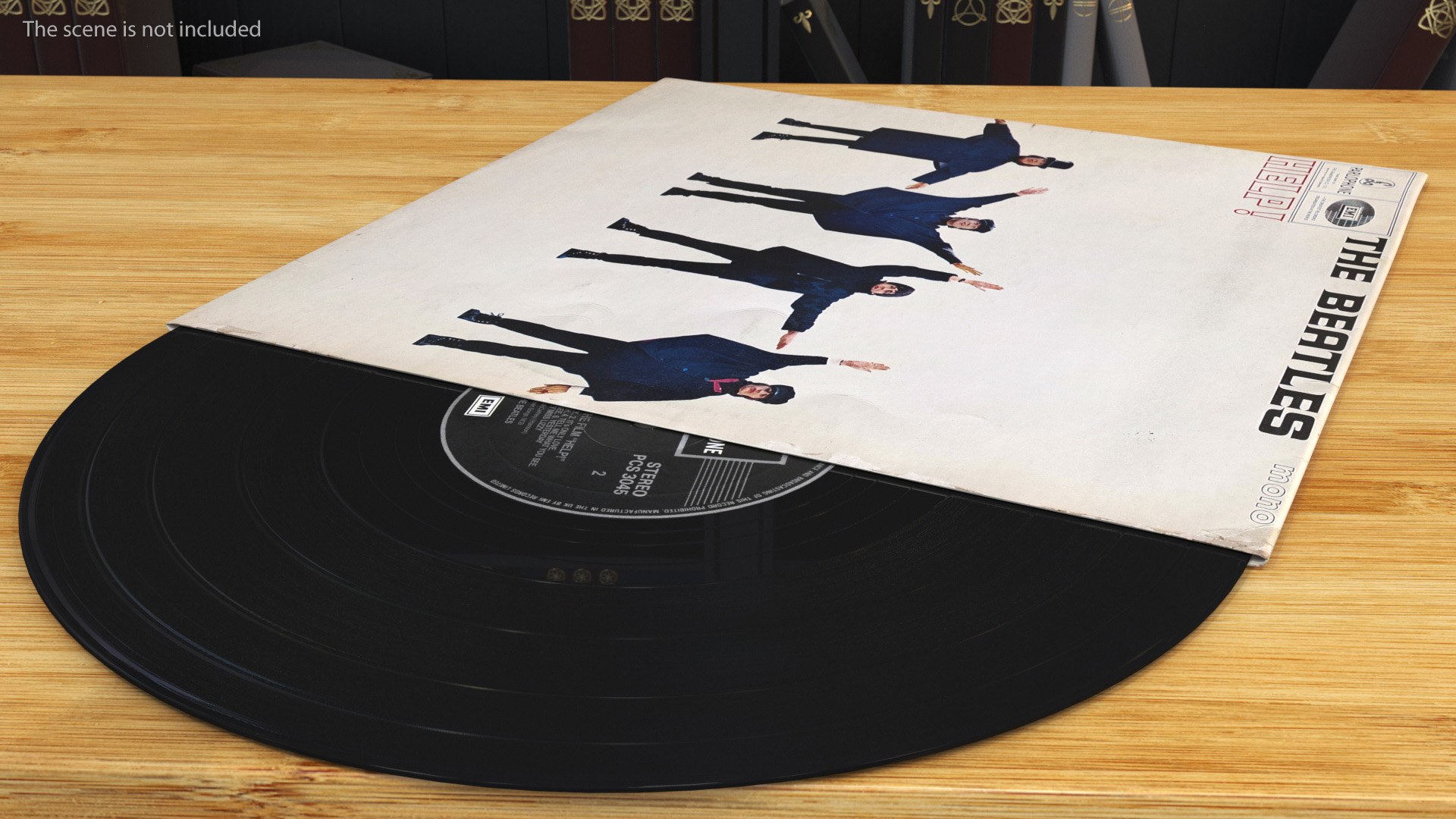 3D The Beatles Vinyl Album Cover - TurboSquid 1978376