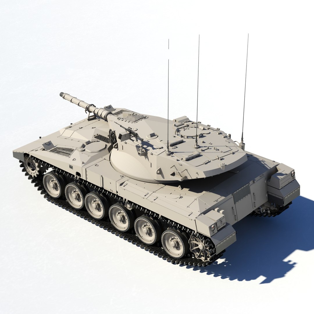 Merkava Mk 1 3d Model