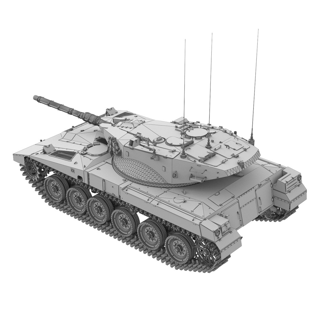 Merkava Mk 1 3d Model