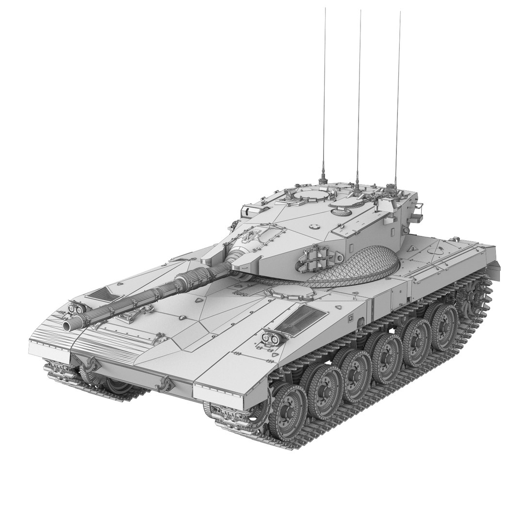 Merkava Mk 1 3d Model