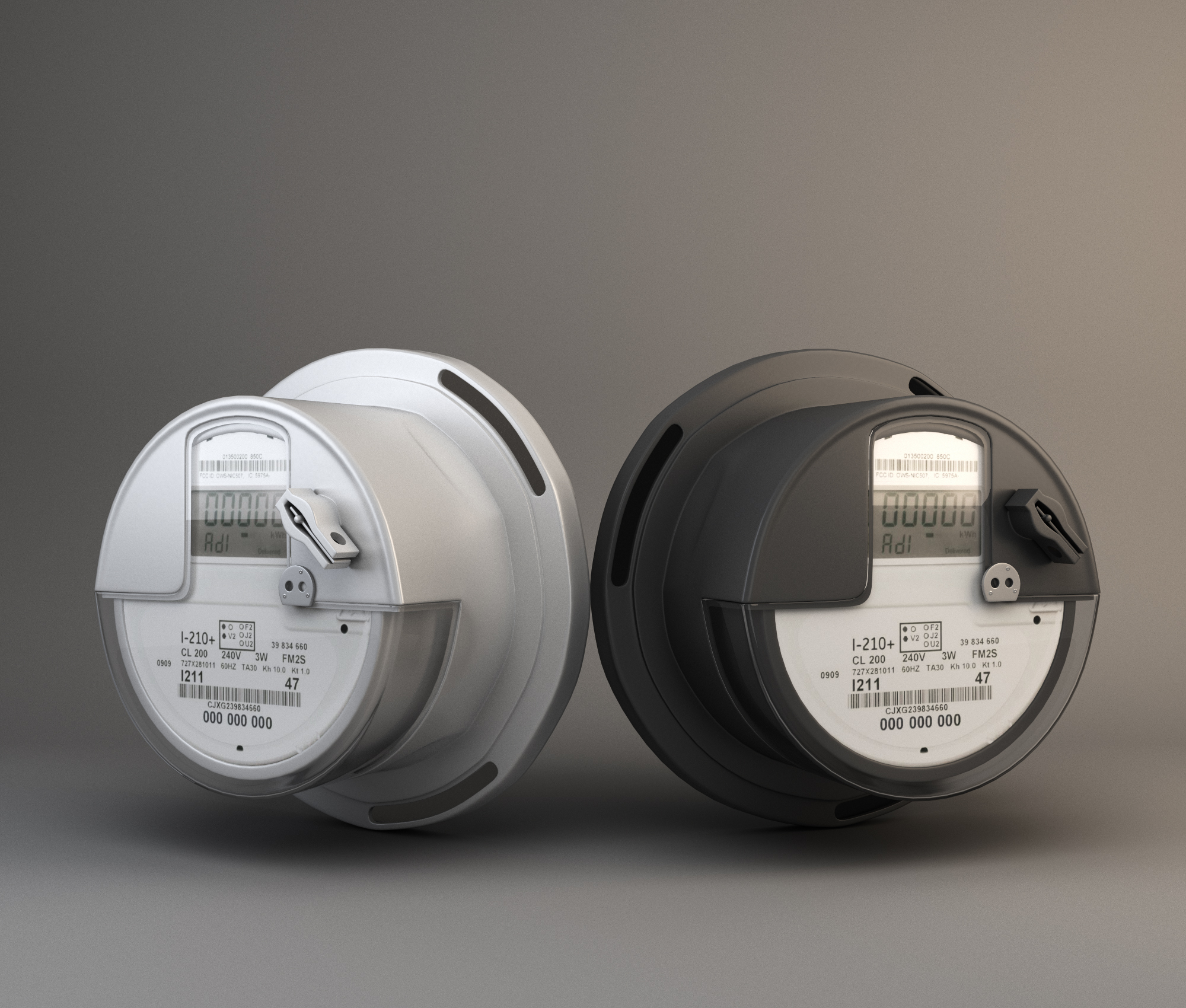 Electricity meter 3D model - TurboSquid 1719638