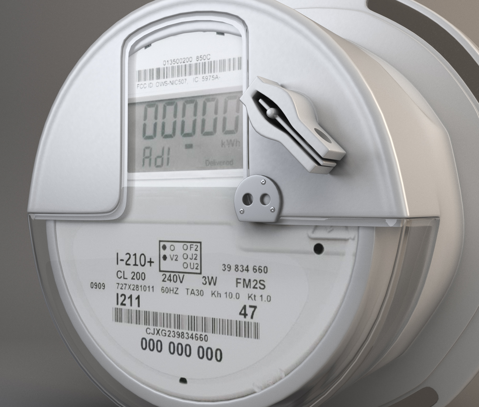Electricity meter 3D model - TurboSquid 1719638