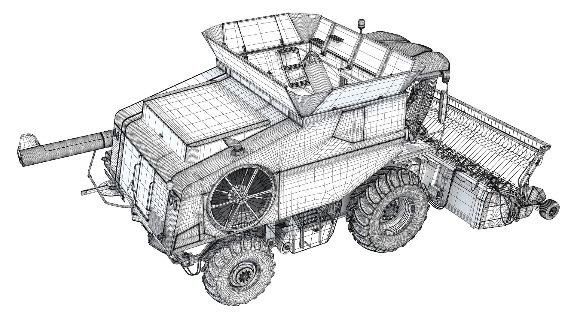 3D Harvester 3D Model - TurboSquid 1915958