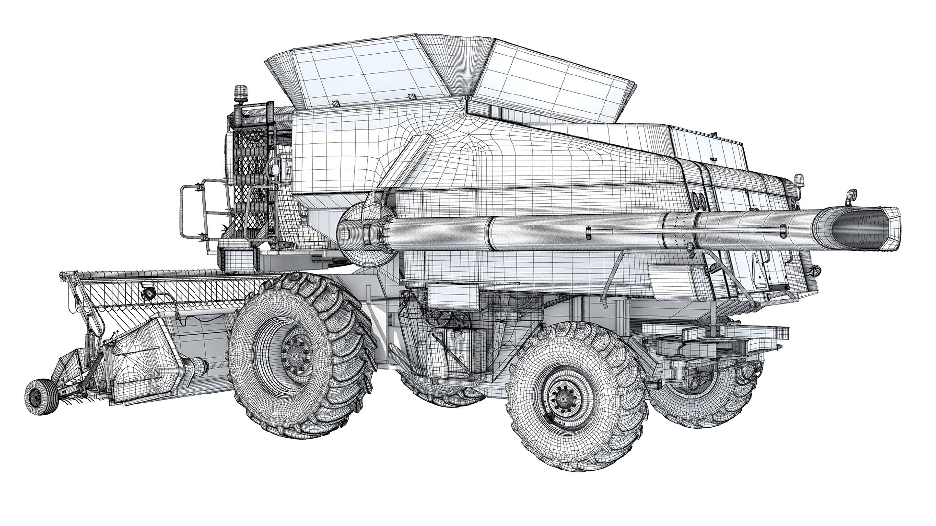 3D Harvester 3D Model - TurboSquid 1915958