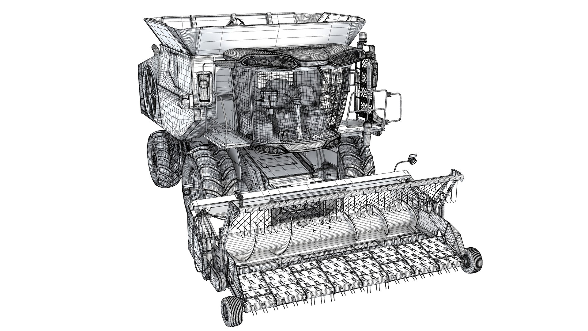3D Harvester 3D Model - TurboSquid 1915958