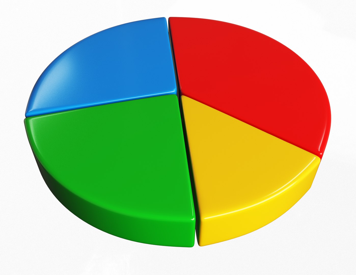 Pie Graph 3D Model - TurboSquid 1817159