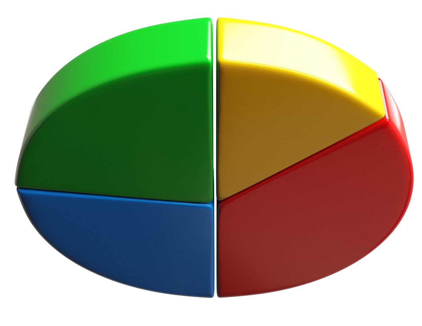Pie Graph 3D Model - TurboSquid 1817159