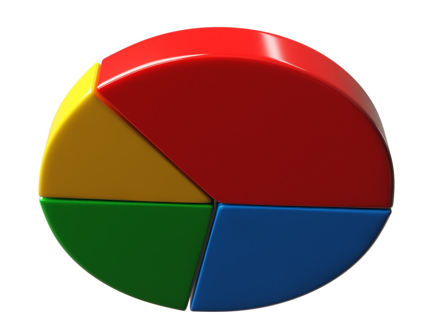 Pie Graph 3D Model - TurboSquid 1817159