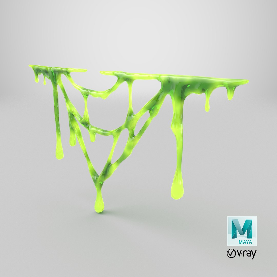 3D Green Slime V3 Model - TurboSquid 2183976