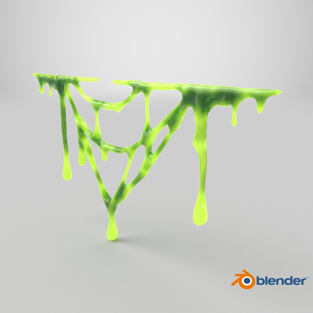 3D Green Slime V3 Model - TurboSquid 2183976