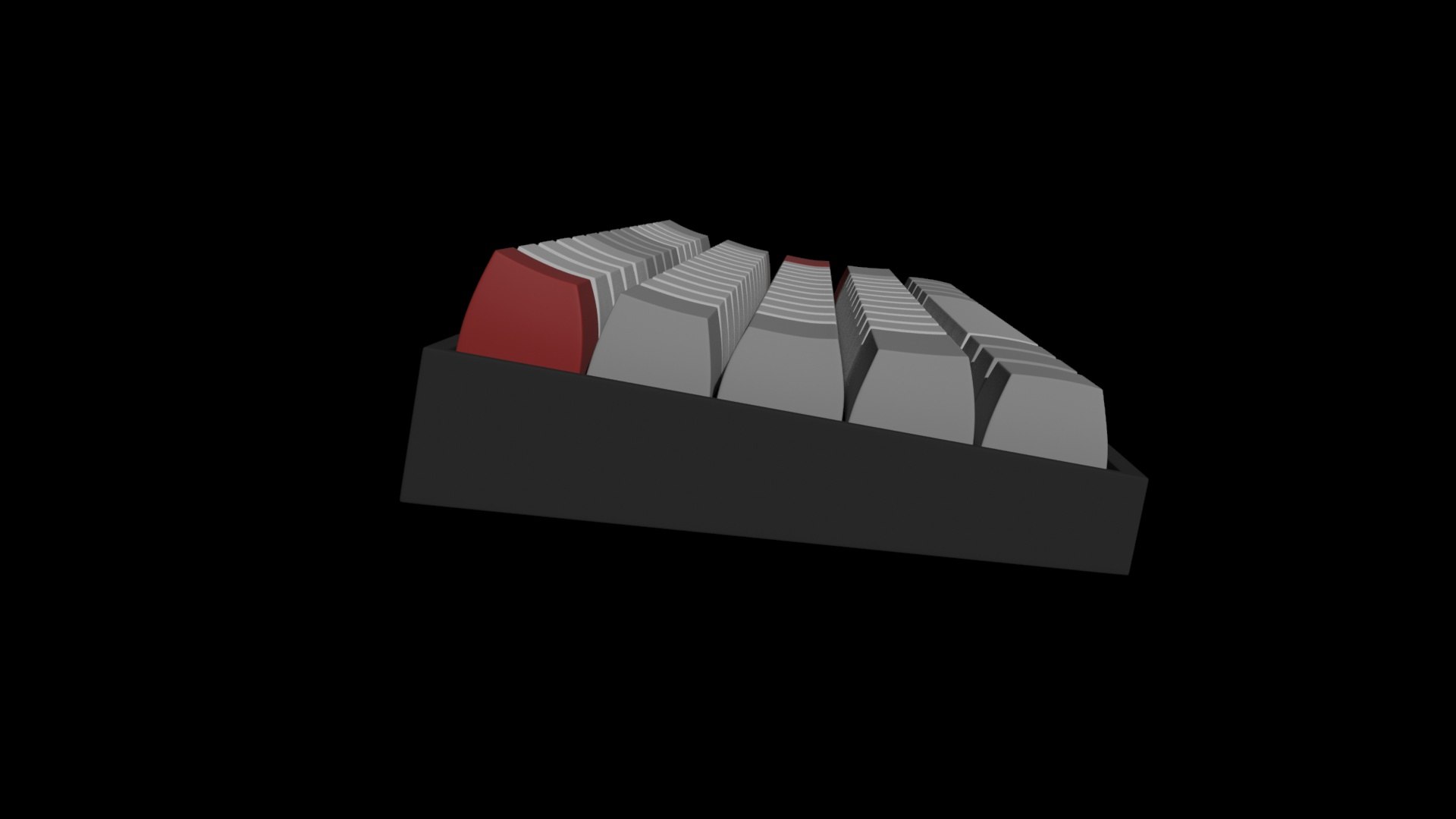 Mechanical Keyboard 3D - TurboSquid 1439724