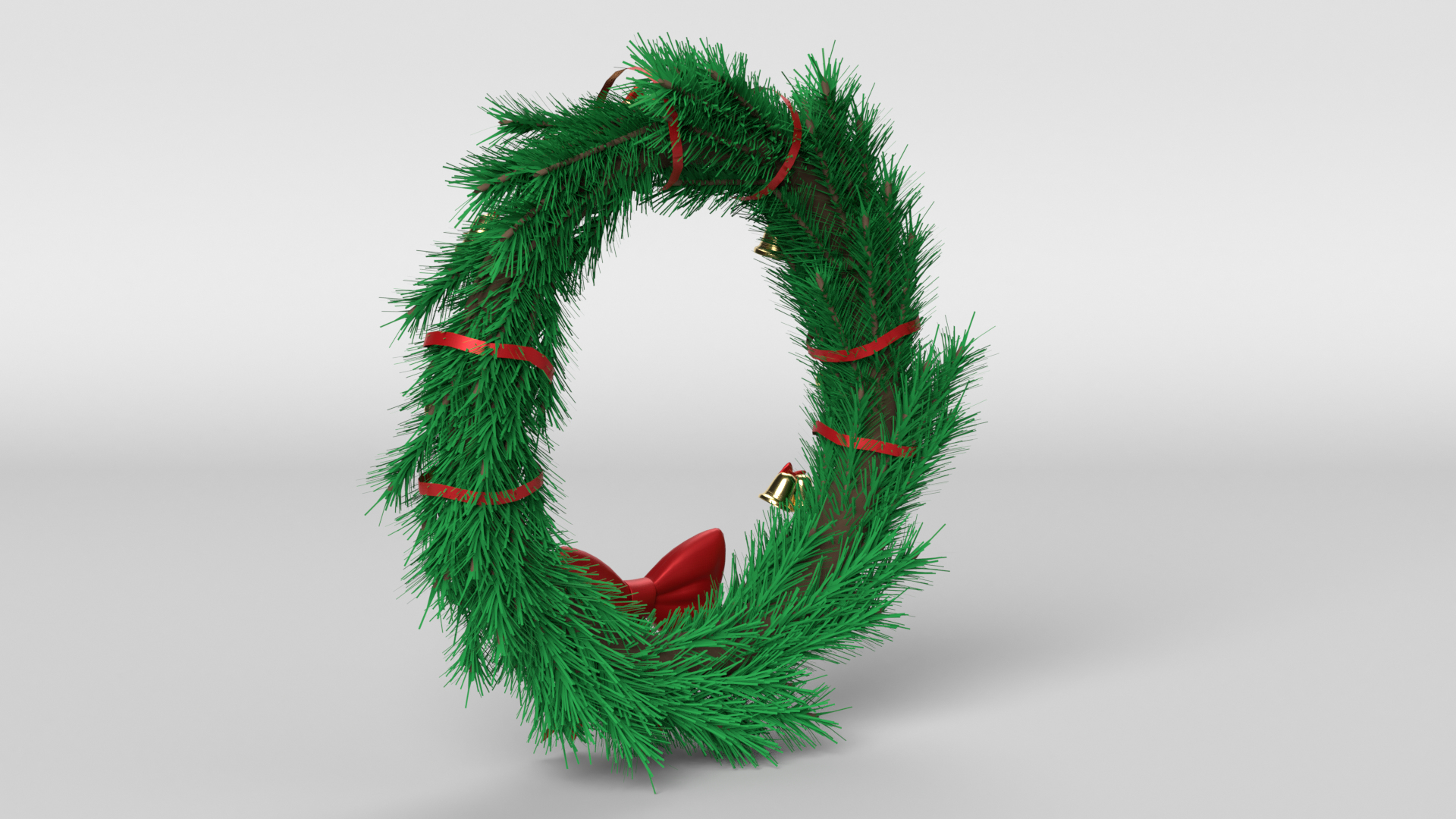 Christmas wreath 3D model - TurboSquid 1650437