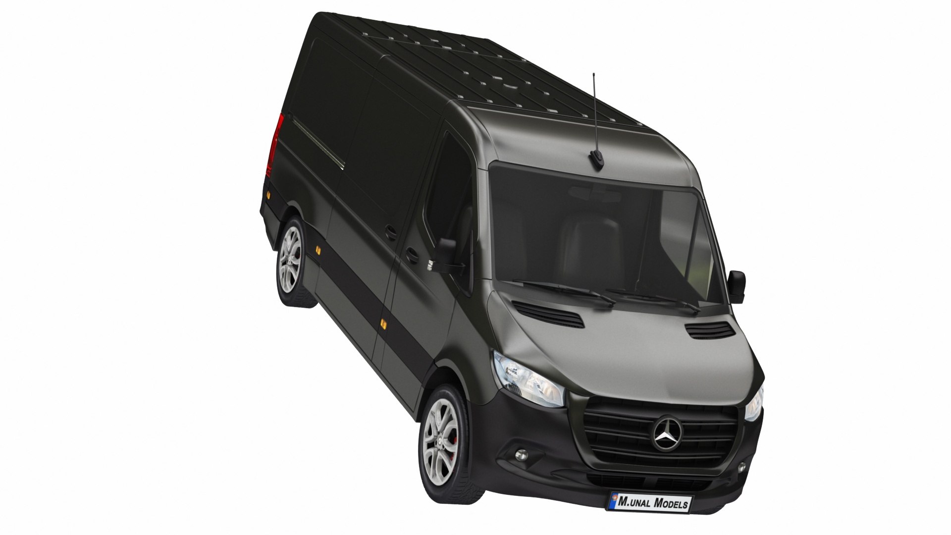 Realistic Mercedes Sprinter Rwd 3D Model - TurboSquid 1614000
