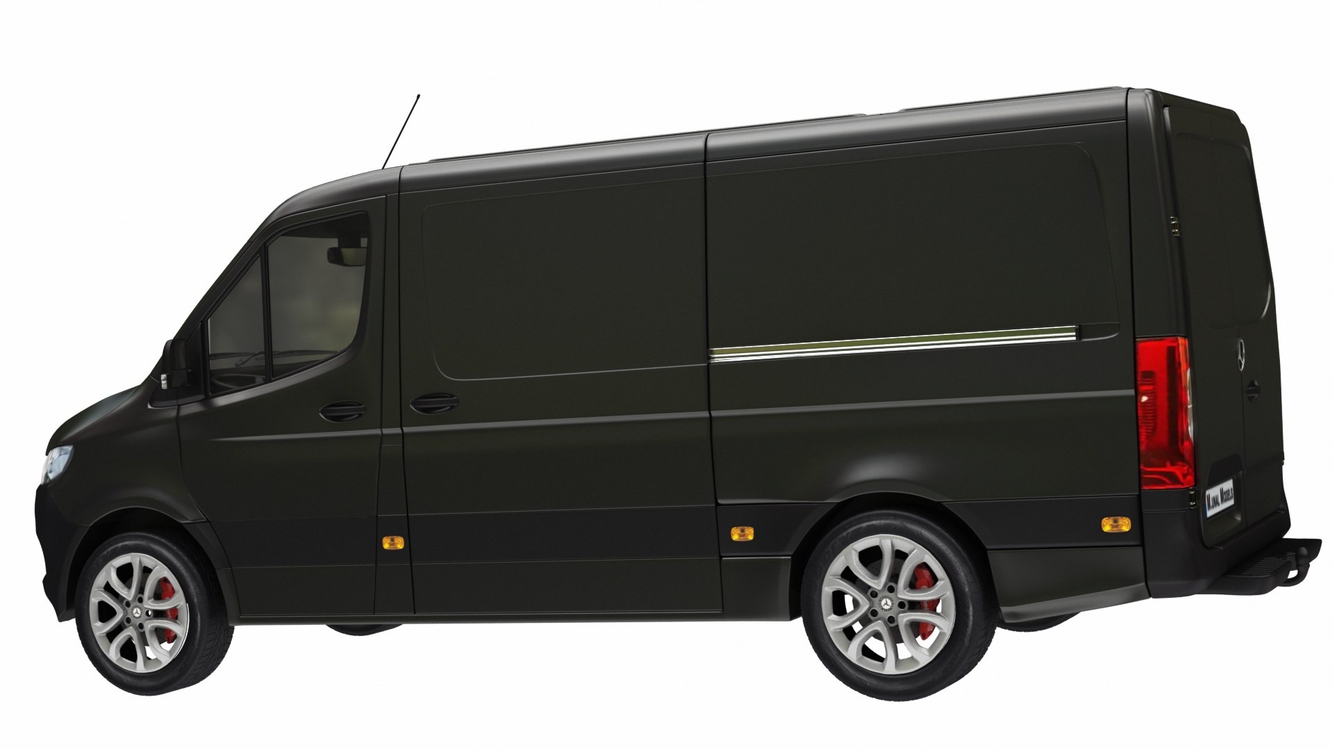 Realistic Mercedes Sprinter Rwd 3D Model - TurboSquid 1614000
