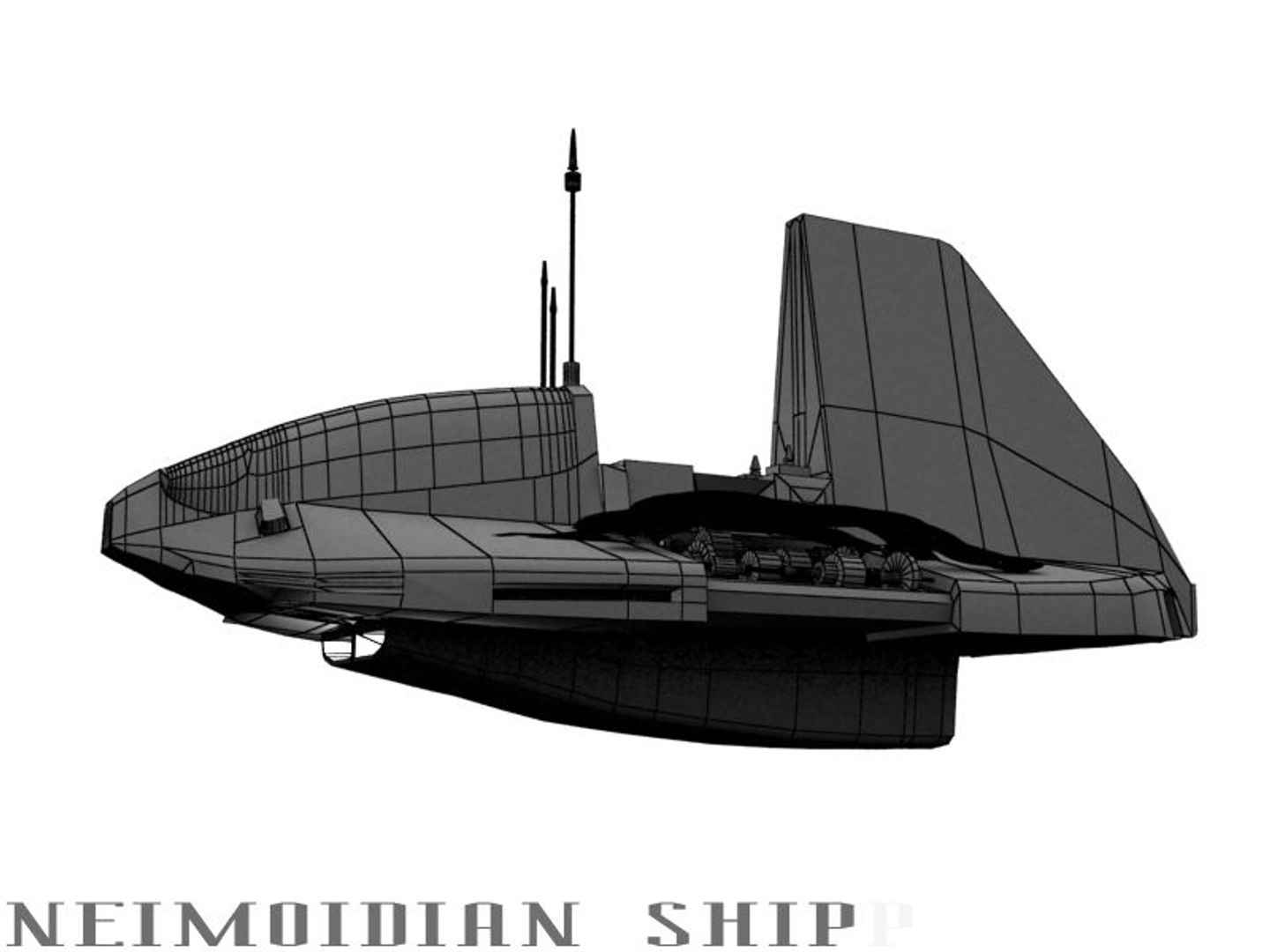 Neimoidian Ship 3d Max