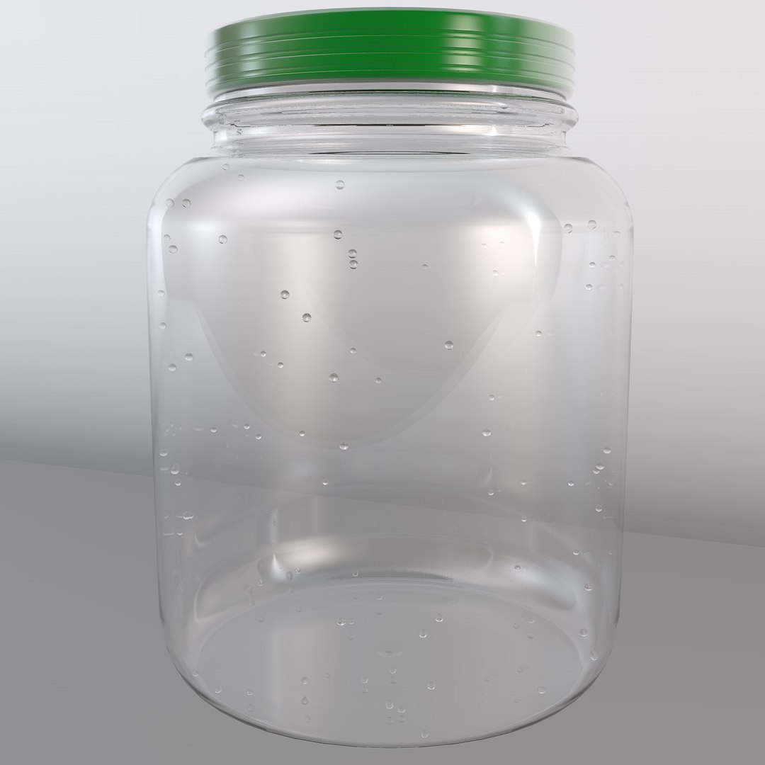 Glass Jar Container 3d C4d