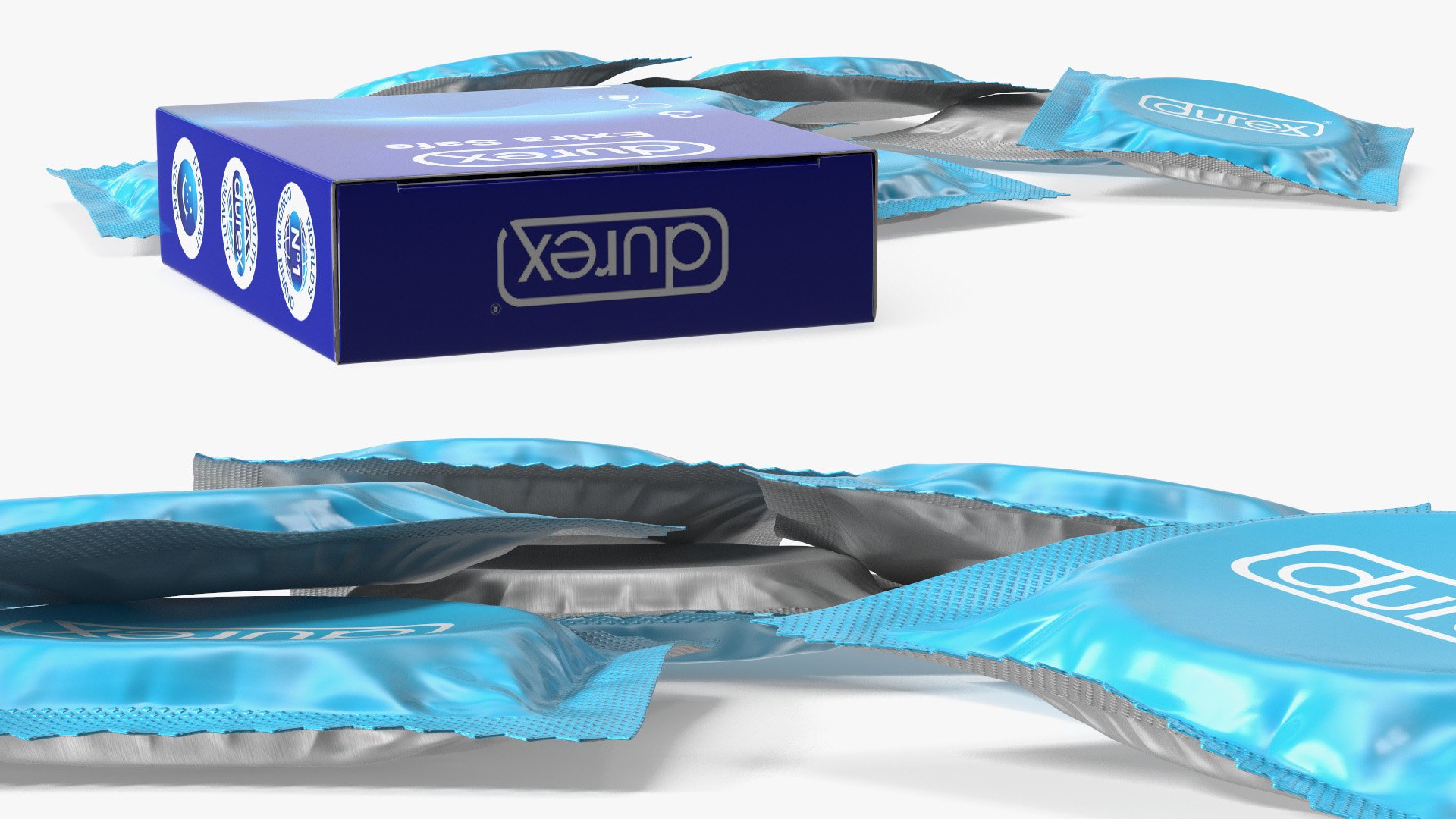 Durex Extra Safe Condoms 3D - TurboSquid 2498401