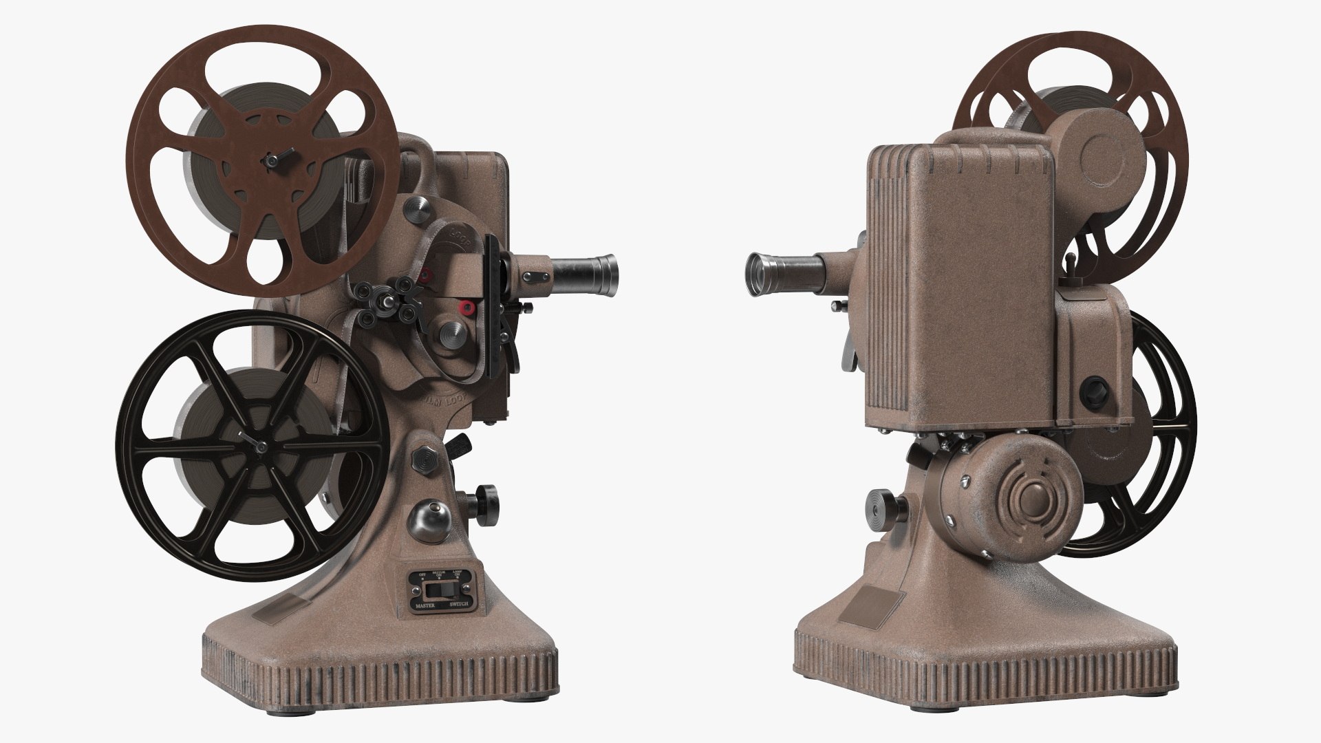 Vintage Movie Projector model - TurboSquid 2180094
