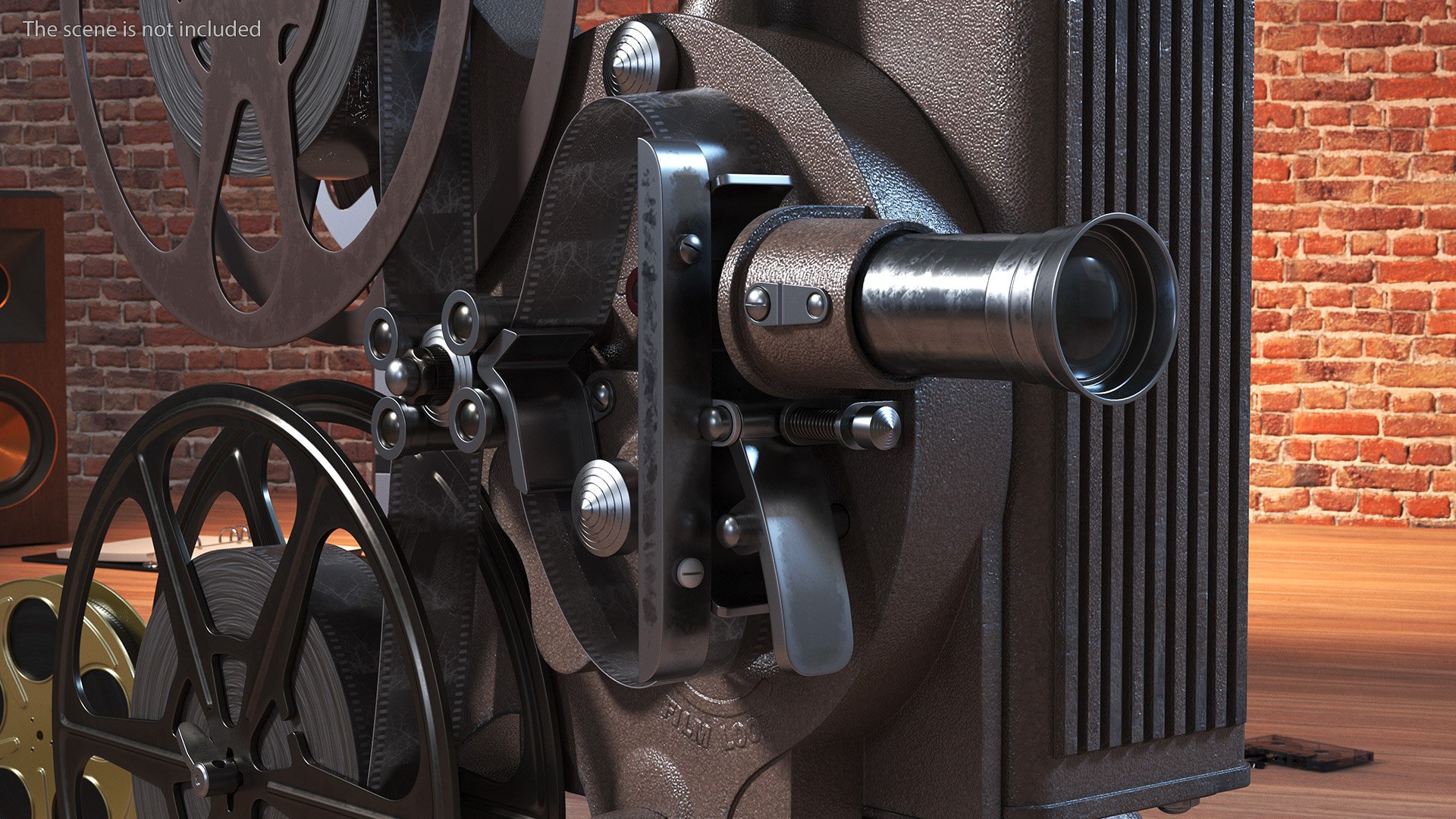 Vintage Movie Projector model - TurboSquid 2180094