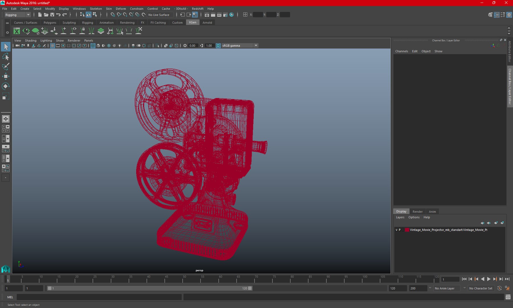 Vintage Movie Projector model - TurboSquid 2180094