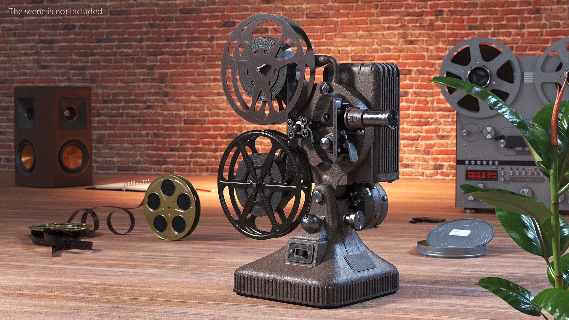 Vintage Movie Projector model - TurboSquid 2180094