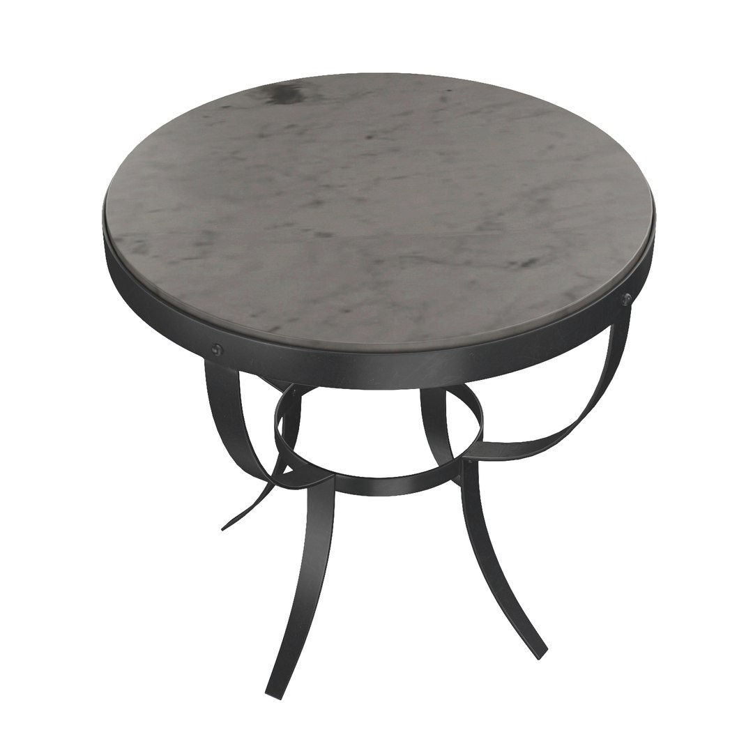 Byron Side Table 3D Model - TurboSquid 2059039