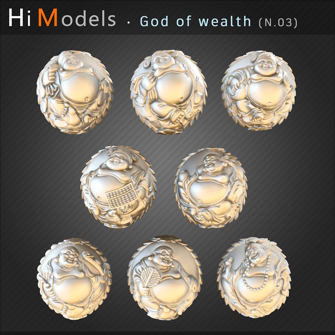 God of wealth03 model - TurboSquid 1805074